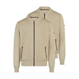 Redmond Strickjacke Basic in Beige | Gr.: M