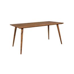 KADIMA DESIGN Esszimmertisch REPA 160 x 80 x 76 cm rustikal Massiv-Holz, | Gr.: 60 x 120 x 76 cm