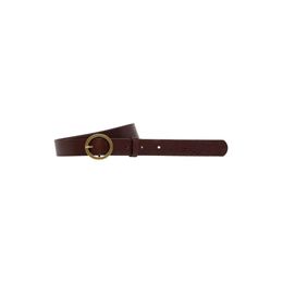 Lee G&uuml;rtel Round Buckle in Dark Brown | Gr.: 95 cm