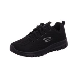 Skechers Schn&uuml;rhalbschuh in schwarz | Gr.: 38