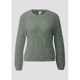 QS Strickpullover in 7927_olivgr&uuml;n | Gr.: XL