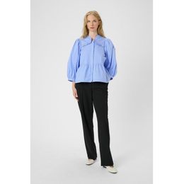 Karen Simonsen Karen By Simonsen Kurzarm-Bluse KBAmy Feminine in Della Robbia Blue stripe | Gr.: 40