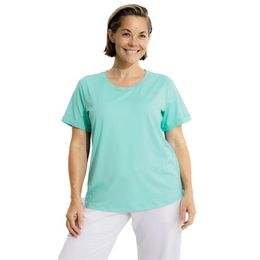 Ulla Popken Shirt in smaragd | Gr.: 46-48