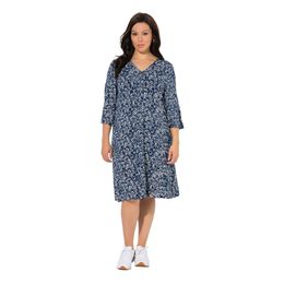 Ulla Popken Midikleid in tintenblau | Gr.: 46-48