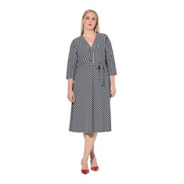 Ulla Popken Jerseykleid in schwarz | Gr.: 58-60