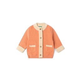 Little Green Radicals Kuschelige Strickjacke in Koralle | Gr.: 3-4 Jahre