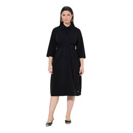 Ulla Popken Kleid in schwarz | Gr.: 46-48