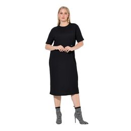 Ulla Popken Midikleid in schwarz | Gr.: 42-44