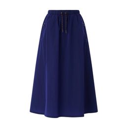Rich & Royal Rich & Royal Midi Rock mit Details in Midnight Blue | Gr.: 36