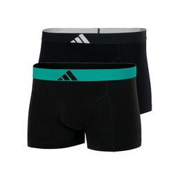 Adidas 2er Pack Trunks Active Flex Cotton-Body in Schwarz | Gr.: M
