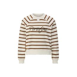 Rich & Royal Rich & Royal Striped Sweaty with Application in Cinnamon | Gr.: M