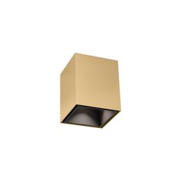 Wever & Ducre Box Mini 1.0 LED Ceiling Champagne/Black Matt 2700K Phase