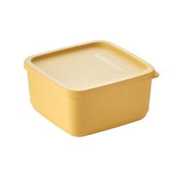 Tupperware Cubix Frischhaltedose gelb Kunststoff Ma&szlig;e (cm): B: 13 H: 13 T: 6.5 &raquo; H&ouml;ffner