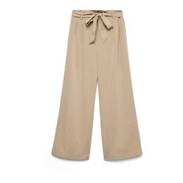 V&eacute;ro Moda Vero Moda Pleat-Front Pants 'VMSYDNEY' female Brown size S
