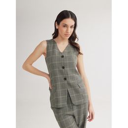 4tailors Vest 'Scottish' female Grey size 36