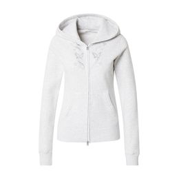 Hollister Zip-Up Hoodie female Grey size L