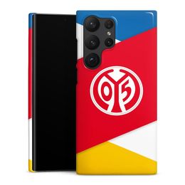 DeinDesign Galaxy S23 Ultra Handy Premium Case Smartphone Handyh&uuml;lle Schutzh&uuml;lle gl&auml;nzend 1. Fsv Mainz 05 E.V. Official Licensed Product Soccer Premium Case