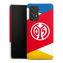 DeinDesign Galaxy A53 5G Handy Premium Case Smartphone Handyh&uuml;lle Schutzh&uuml;lle matt Soccer Official Licensed Product 1. Fsv Mainz 05 E.V. Premium Case