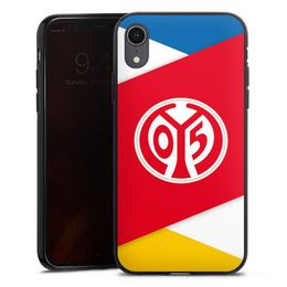 DeinDesign iPhone Xr Handy Silikon H&uuml;lle Case schwarz Handyh&uuml;lle 1. Fsv Mainz 05 E.V. Official Licensed Product Soccer