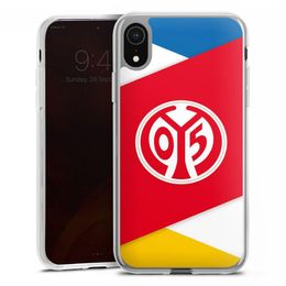 DeinDesign iPhone Xr Handy Silikon H&uuml;lle Case transparent Handyh&uuml;lle 1. Fsv Mainz 05 E.V. Official Licensed Product Soccer Silikon Case
