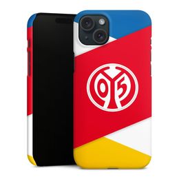 DeinDesign iPhone 15 Plus Handy Premium Case Smartphone Handyh&uuml;lle Schutzh&uuml;lle matt 1. Fsv Mainz 05 E.V. Official Licensed Product Soccer Premium Case