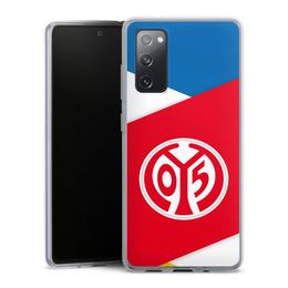 DeinDesign Galaxy S20 FE 5G Handy Silikon H&uuml;lle Case transparent Handyh&uuml;lle Official Licensed Product Soccer 1. Fsv Mainz 05 E.V. Silikon Case