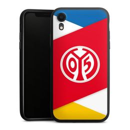 DeinDesign iPhone Xr Handy Premium Silikon H&uuml;lle Handyh&uuml;lle schwarz Case 1. Fsv Mainz 05 E.V. Official Licensed Product Soccer Silikon Premium Case