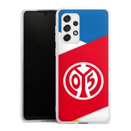 DeinDesign Galaxy A33 5G Handy Silikon H&uuml;lle Case transparent Handyh&uuml;lle Soccer Official Licensed Product 1. Fsv Mainz 05 E.V. Silikon Case