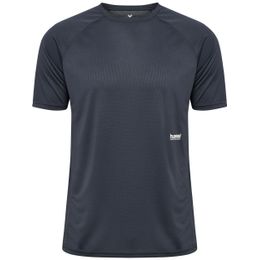 Hummel Damen Trainingsshirt "HMLPULSE WORKOUT T-SHIRT S/S"ebony, Gr. S, Obermaterial: 100% Polyester, Shirts, f&uuml;r Fitness und sportliche Aktivit&auml;ten,