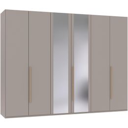 Dreht&uuml;renschrank wimex, B:270cm H:208cm T:58cmsaharagrau, griffe artisan eiche nachbildung, Holzwerkstoff, Schr&auml;nke, "London in den Breiten 180cm,