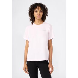 T-Shirt Champion "Graphic Crewneck T-Shirt", Damen, Gr. L (42/44), ctp, Obermaterial: 100% Baumwolle, Rundhals, Shirts T-Shirt, sportlicher Stil, aus Baumwolle, f&uuml;r Erwachsene