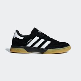 Hallenschuh adidas Performance "HANDBALL SPEZIAL", Herren, Gr. 44, schwarz-wei&szlig; (coreschwarz, corewei&szlig;, coreschwarz), Leder, Synthetik, Schuhe Hallenschuh, Handballschuh