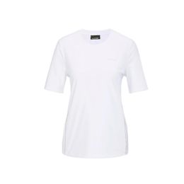 Kurzarmshirt GOLDNER "Sport-Shirt mit Reflektoren", Damen, Gr. 42, wei&szlig;, Obermaterial: 92% Polyester PES. 8% Elasthan EL., normales B&uuml;ndchen, Shirts, mit Reflektoren im Vorderteil f&uuml;r gute Sichtbarkeit in der D&auml;mmerung und Dunkelheit