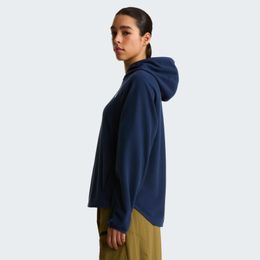 Fleecejacke The North Face "W OXARA HOODED FLEECE", Damen, Gr. L, summit navy, Obermaterial: 100% Polyester, Jacken Fleecejacke, sportlicher Stil, f&uuml;r Erwachsene, mit K&auml;ngurutasche