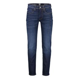 Slim-fit-Jeans Lerros "CONLIN 5-Pocket Stretch-Denim, SLIM FIT CONLIN", Damen, Gr. 33, L&auml;nge 36, blau (dunkelblau), 99% Baumwolle, 1% Elasthan, Jeans Slim-fit-Jeans, Herren Jeans, blau, bequem, Used-Look, 99% Baumwolle, 1% Elasthan