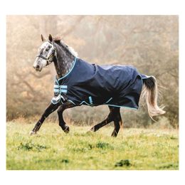 Horseware Outdoordecke AMIGO 12, 50 g marineblau/t&uuml;rkis/kariert 125 cm