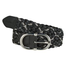 Pikeur Sports G&uuml;rtel geflochten schwarz/grau