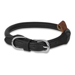 pawberry Hundehalsband Lyon schwarz S (34 - 40 cm)