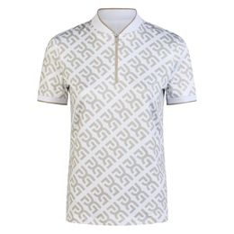 Pikeur Sports Zip Funktions-Poloshirt braun Damen 42