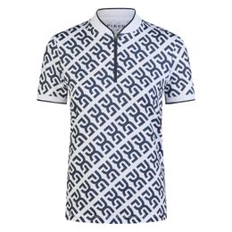 Pikeur Sports Zip Funktions-Poloshirt blau Damen 44