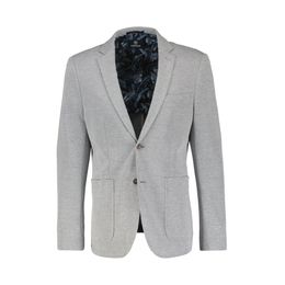 Jerseysakko Lerros "Jerseyblazer mit Stecktasche", Herren, Gr. 25, grau (basalt grau), 60% Baumwolle, 40% Polyester, Sakkos