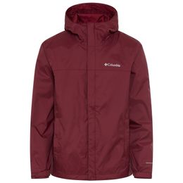 Regenjacke Columbia "WATERTIGHT II JACKET", Herren, Gr. S, rich wine, Web, Obermaterial: 100% Nylon. Futter: 100% Polyester, hoch geschlossener Ausschnitt, eingesetzt eingefasste Kante mit Klettverschluss, Jacken Regenjacke