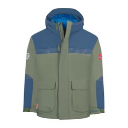 Winterjacke Trollkids "KIDS FINNMARK JACKET XT", M&auml;dchen, Gr. 116, blau (ivy, mystic blau, electric blau), Obermaterial: 100% Polyamid. Futter: 100% Polyamid. Wattierung: 100% Polyester, Jacken Winterjacke