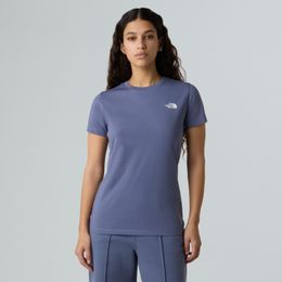 T-Shirt The North Face "W S/S SIMPLE DOME SLIM TEE", Damen, Gr. M, twilight gal, Jersey, Obermaterial: 60% Baumwolle, 40% Polyester, normal, Rundhals, abgesteppt, Shirts T-Shirt, sportlicher Stil, f&uuml;r aktive Freizeit und Outdoor, Logodrucke