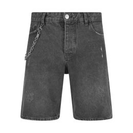 Shorts 2Y Premium "2Y Premium Herren 2Y Jeans Shorts", Herren, Gr. 31, Normalgr&ouml;&szlig;en, anthrazit, 97% Baumwolle, 3% Elasthan, unifarben, normal, Hosen Shorts