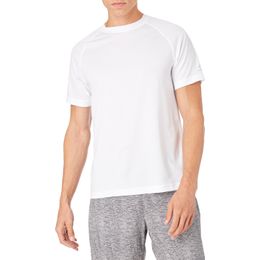 T-Shirt Energetics "He.-T-Shirt Martin SS M", Herren, Gr. L, wei&szlig;, Piqu&eacute;, Obermaterial: 100% Polyester, unifarben, Rundhals, Raglan&auml;rmel eingefasste Kante, Shirts T-Shirt