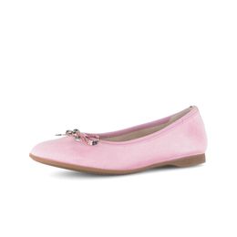 Ballerina Gabor "Eleganter Ballerina", Damen, Gr. 41, rosa, Schuhe Ballerina