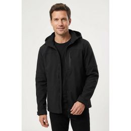 Softshelljacke Killtec "KOS 369 MN SFTSHLL JCKT", Herren, Gr. L, schwarz, Obermaterial: 90% Polyester, 10% Elasthan. Futter: 100% Polyester, Jacken Softshelljacke