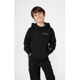 Kapuzensweatshirt Champion "SPORTWEAR HOODIE Standard Fit", Jungen, Gr. M (140/146), nbk, ns, Obermaterial: 73% Baumwolle, 27% Polyester, B&uuml;ndchen, Sweatshirts, f&uuml;r Kinder