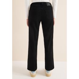 Loose-fit-Jeans Cecil, Damen, Gr. 34, L&auml;nge 32, schwarz, Jeans, 75% Baumwolle, 23% Polyester, 2% Elasthan, unifarben, normal, Jeans, 5-Pocket-Style